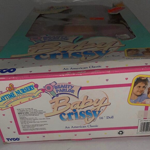 TYCO | Toys | 995 My Baby Chrissy Doll Beauty Parlor New In Box Vintage ...